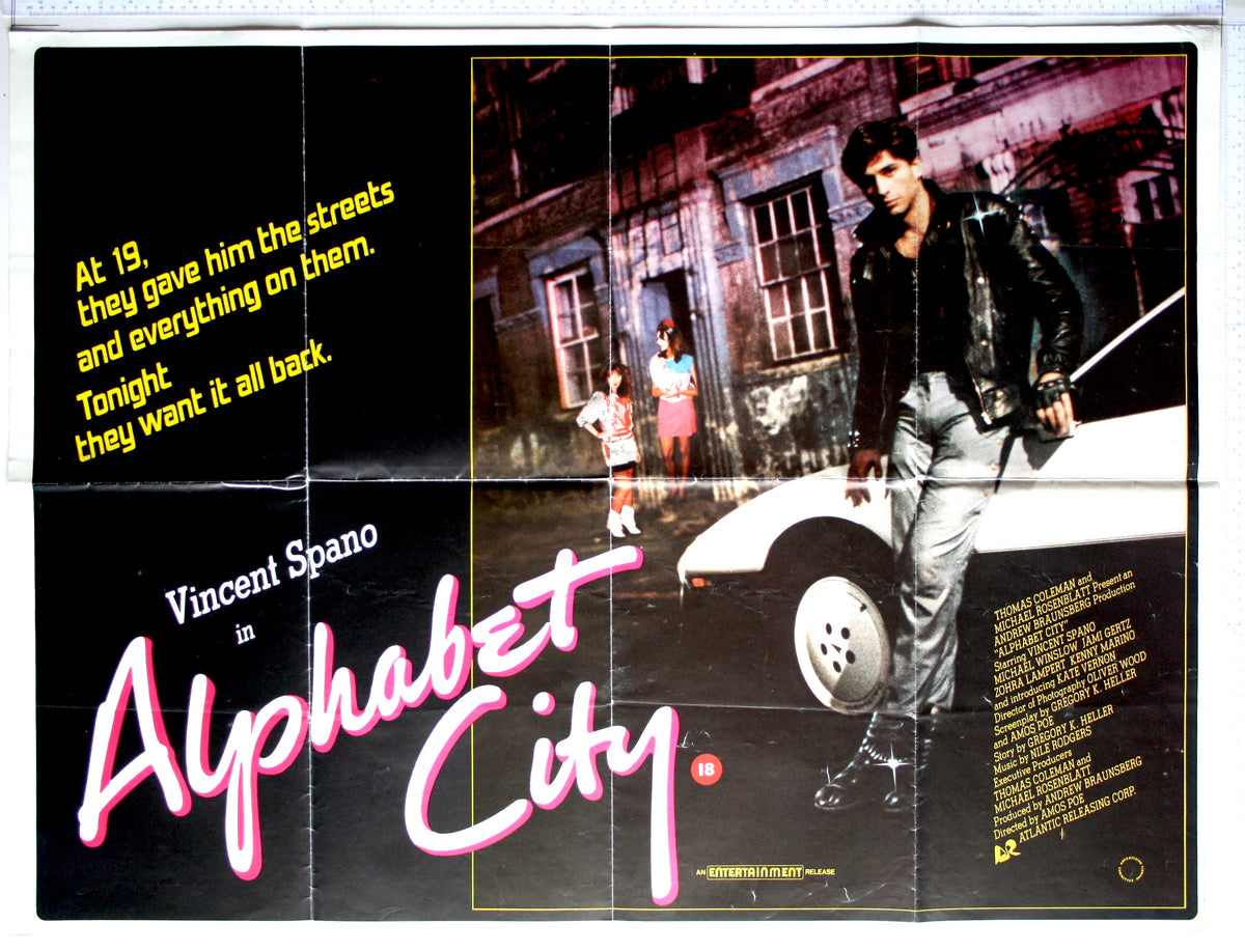 Alphabet City (1984) UK Quad Poster – Horror Poster Emporium
