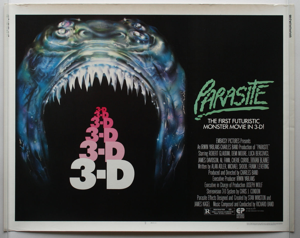 Parasite (1982) US 1/2 Sheet – Horror Poster Emporium