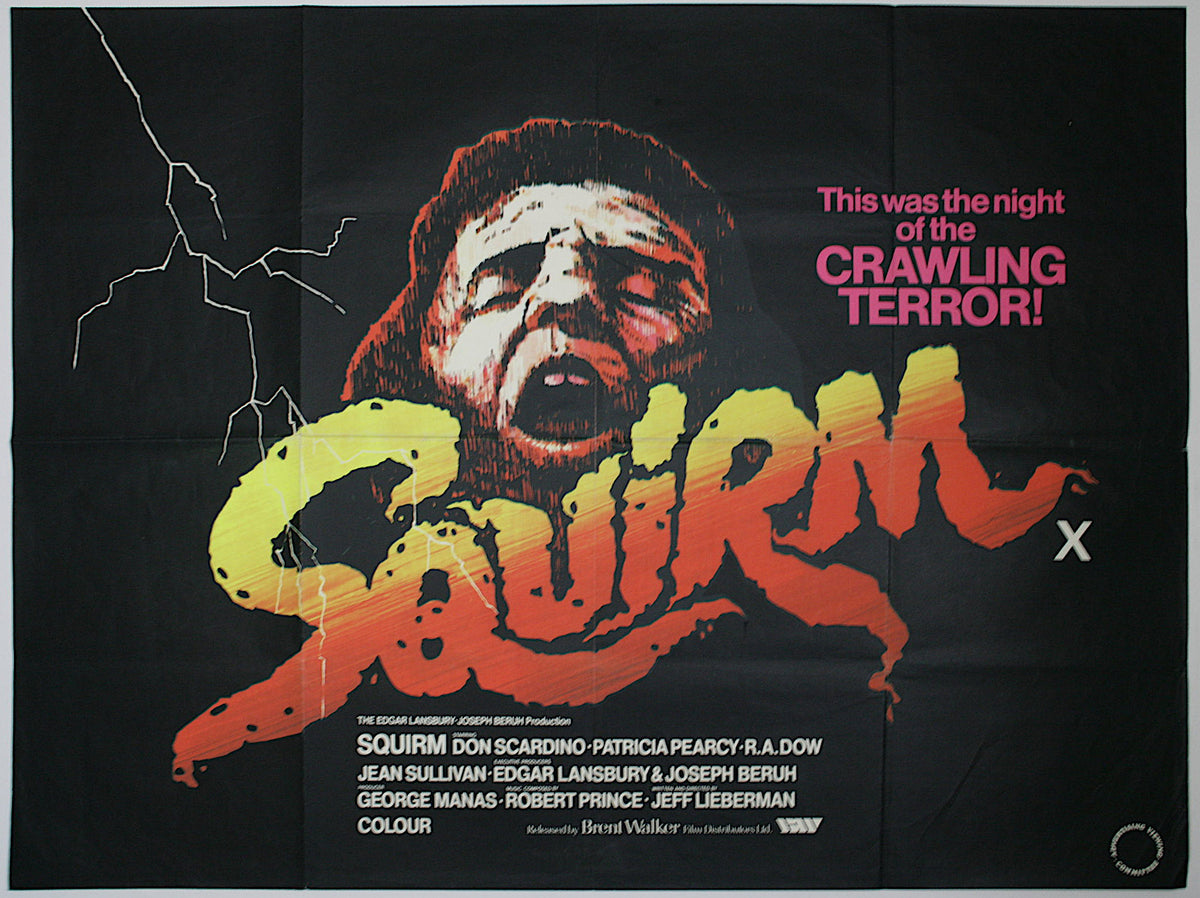 Squirm (1976) UK Quad Poster #New – Horror Poster Emporium