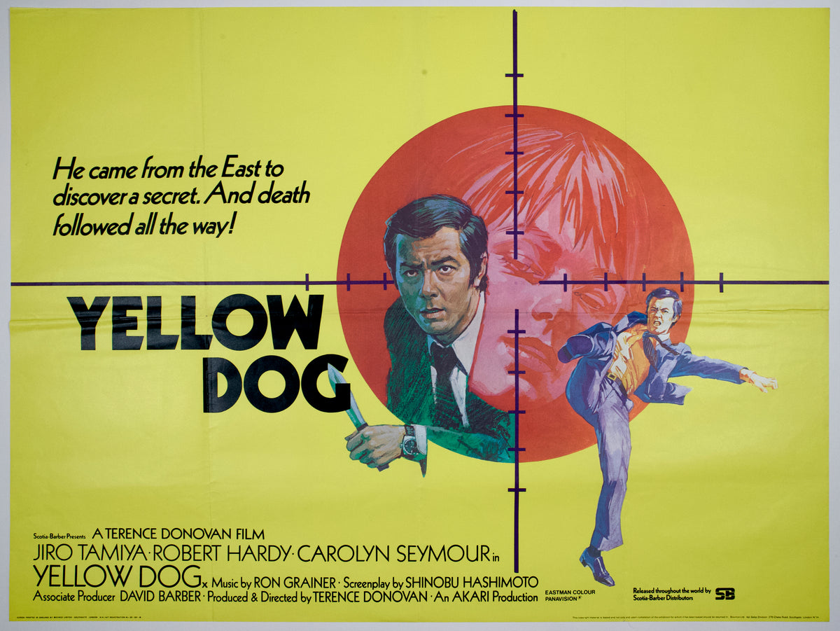Yellow Dog (1973) UK Quad Poster #New – Horror Poster Emporium