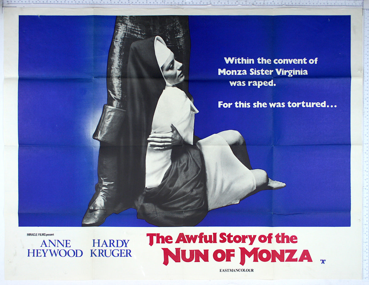 Awful Story of the Nun of Monza (1969) UK Quad Poster – Horror Poster ...