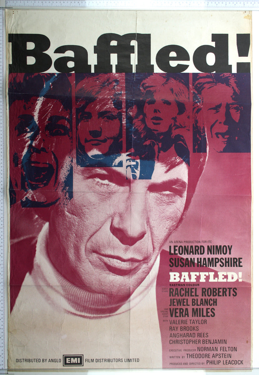 Baffled! (1973) UK International 1 Sheet Poster – Horror Poster Emporium