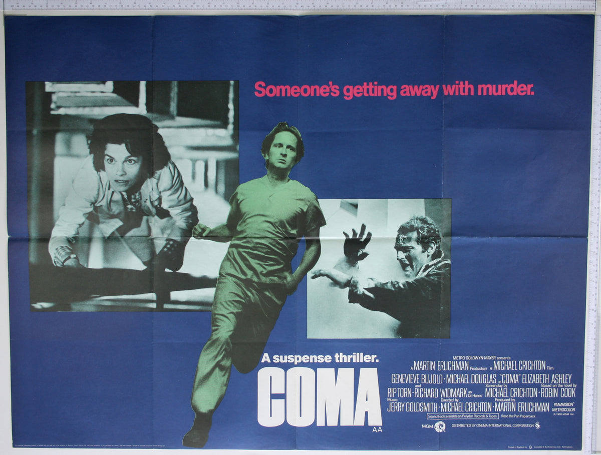 Coma (1978) UK Quad Poster – Horror Poster Emporium