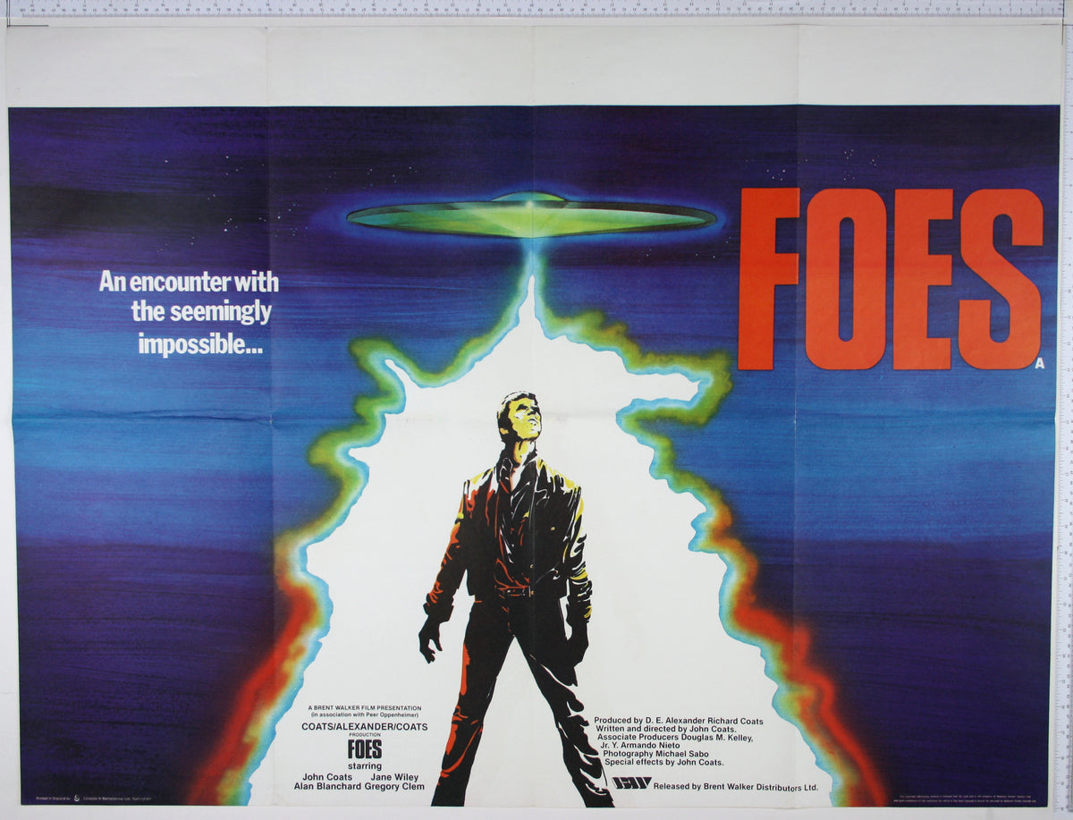 Foes (1977) UK Quad Poster – Horror Poster Emporium