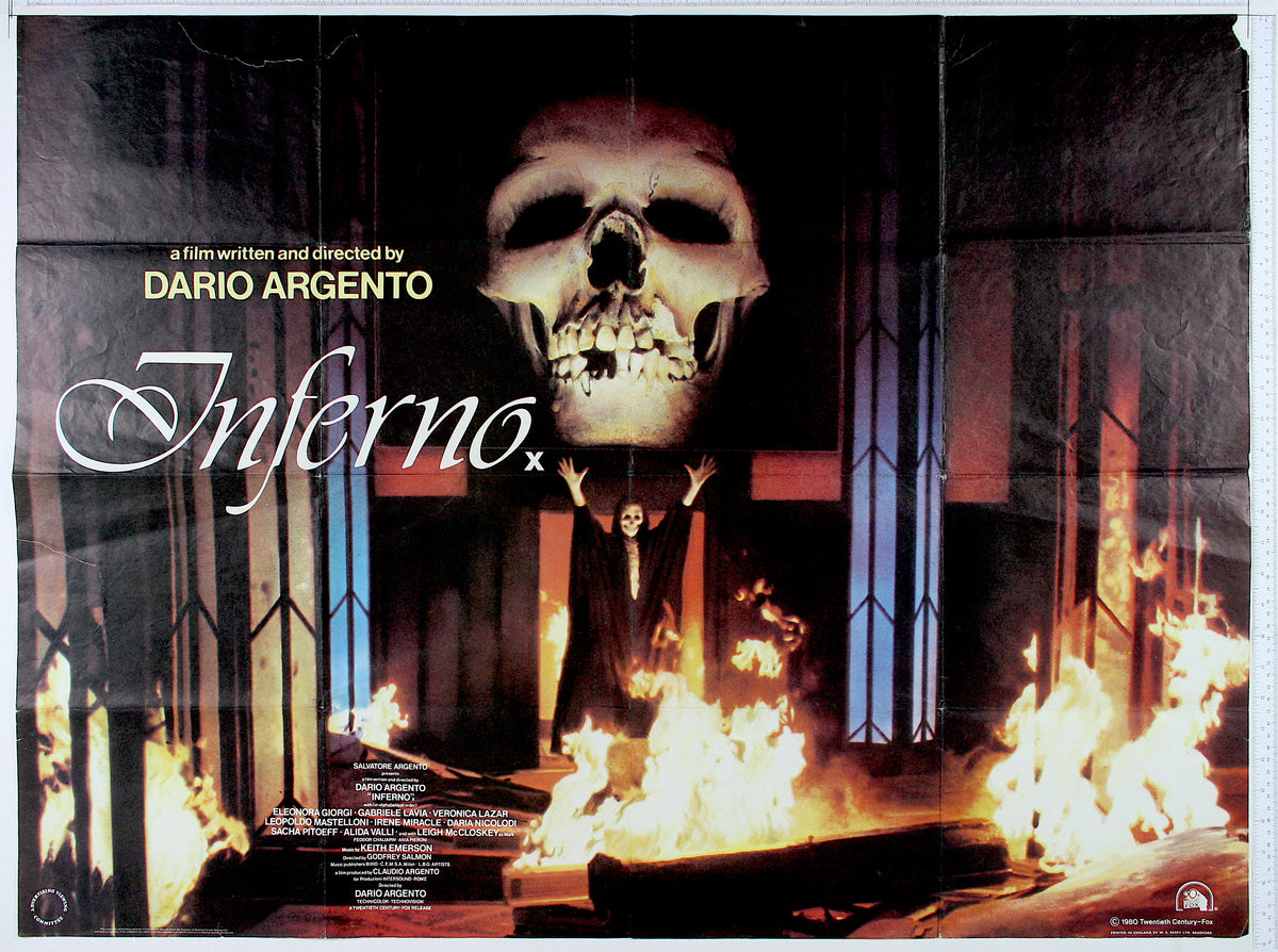 Inferno (1980) UK Quad Poster – Horror Poster Emporium