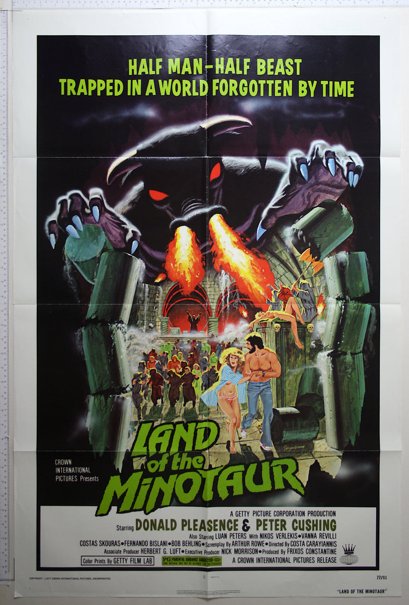 Land of the Minotaur (1976) US 1 Sheet Poster – Horror Poster Emporium