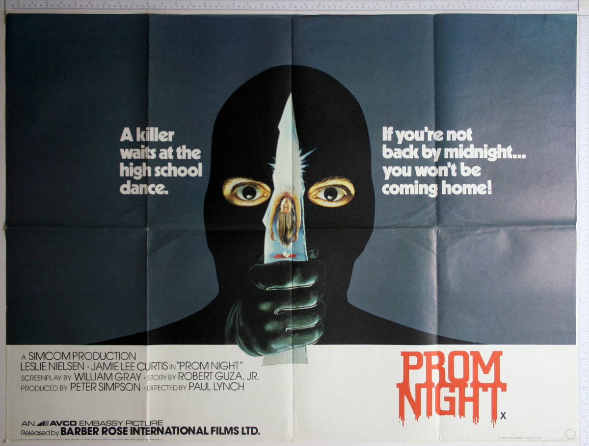 Prom Night (1980) UK Quad Poster – Horror Poster Emporium