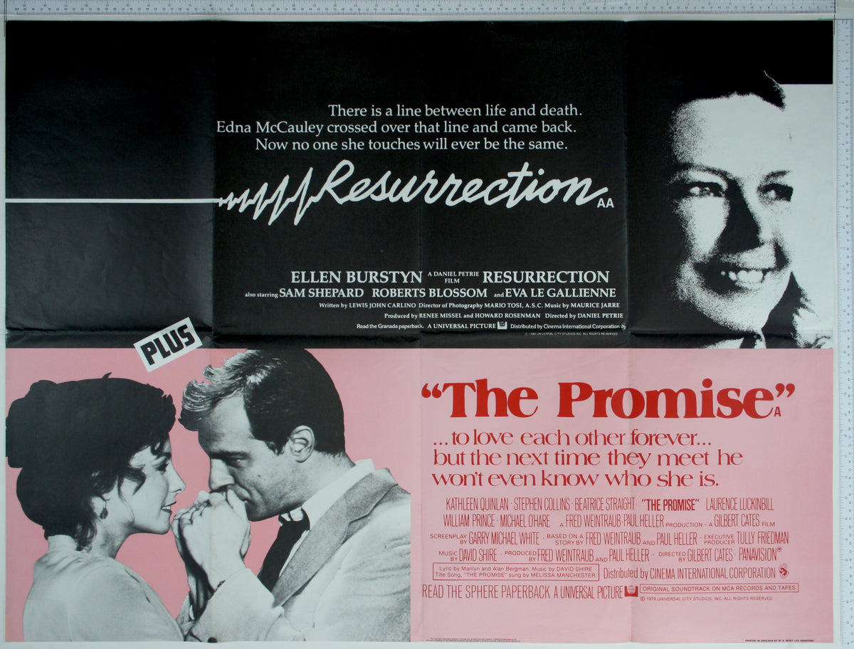 Resurrection / The Promise (1980 / 1979) UK Quad Poster – Horror Poster ...