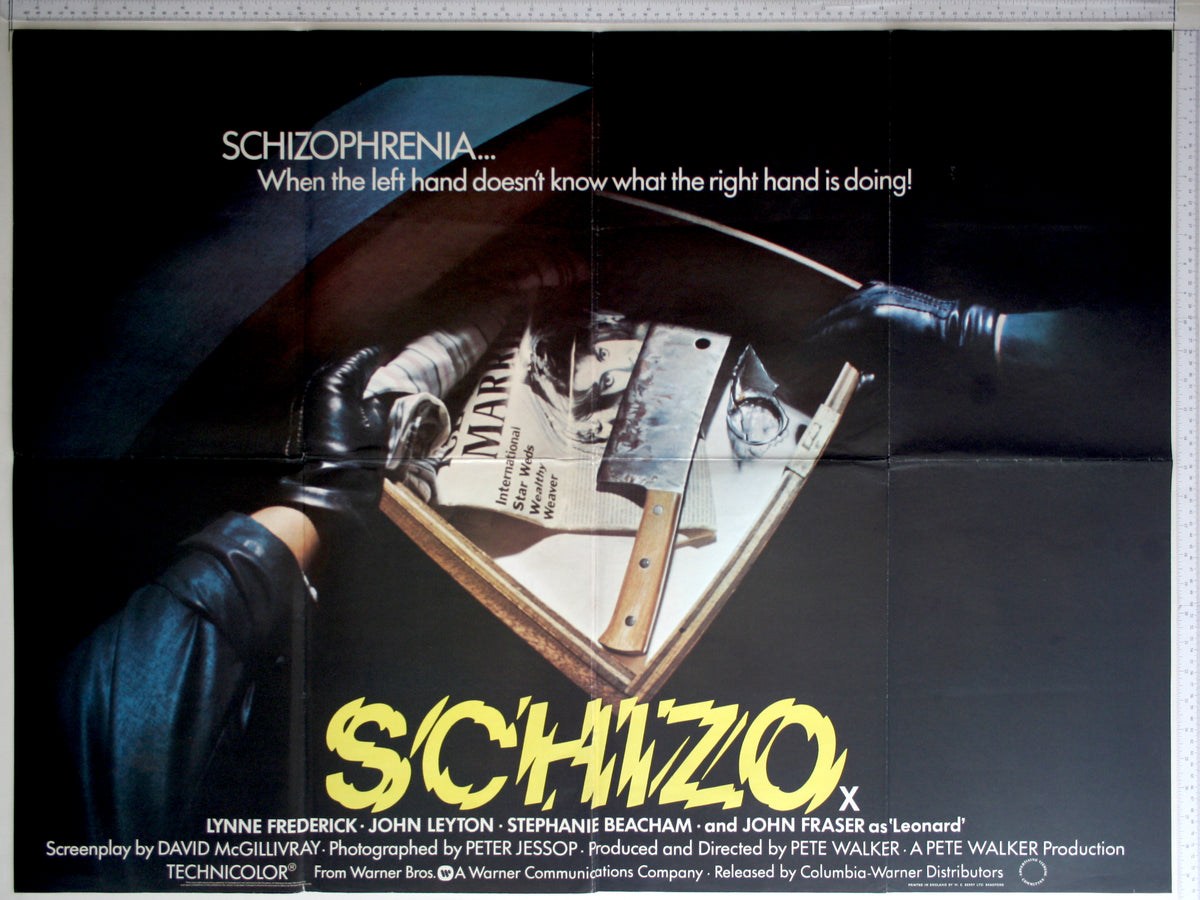 Schizo (1976) UK Quad Poster – Horror Poster Emporium