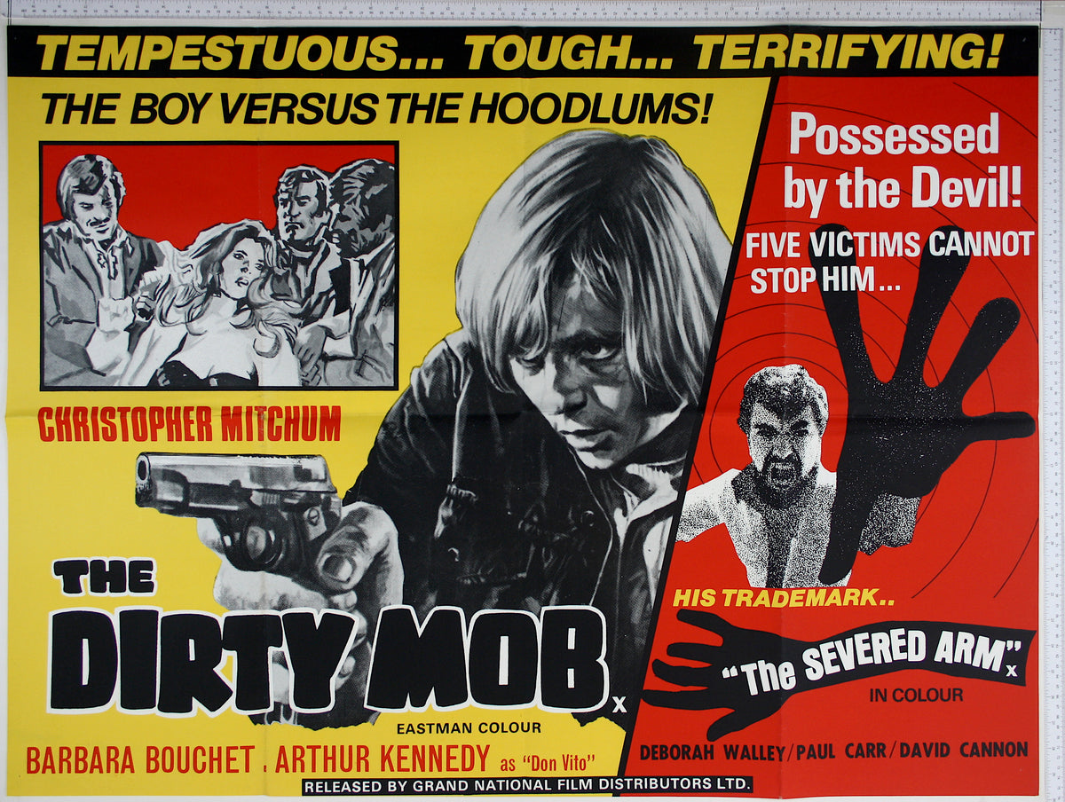 Dirty Mob / The Severed Arm (both 1973) UK Quad Poster – Horror Poster ...