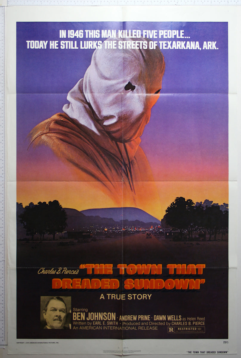 Town That Dreaded Sundown (1976) US 1 Sheet Poster – Horror Poster Emporium
