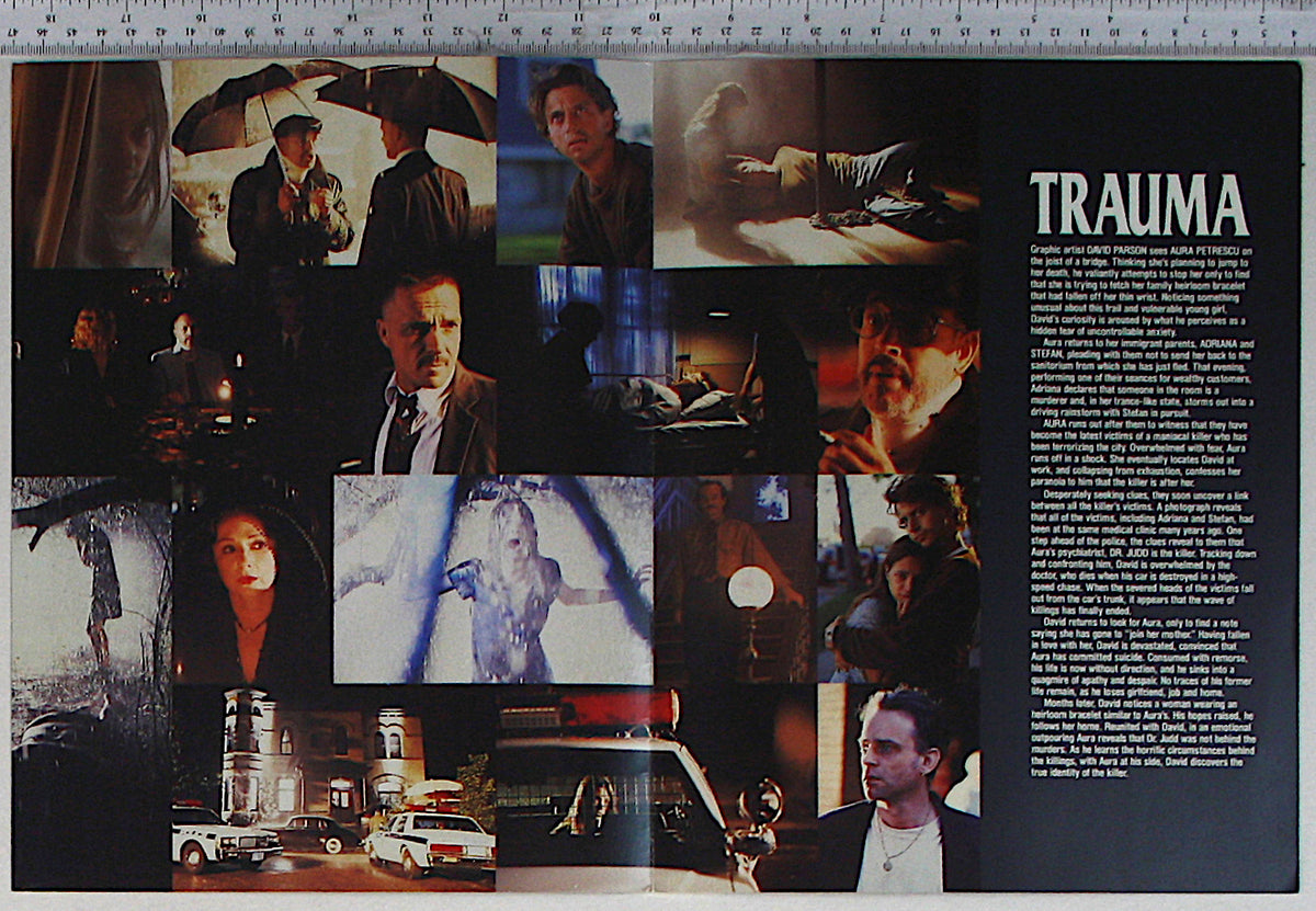 Trauma (1993) US International Brochure – Horror Poster Emporium