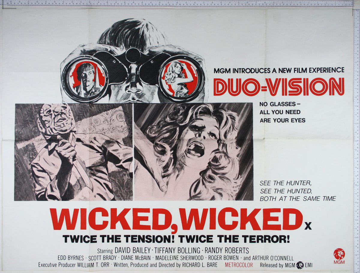 Wicked, Wicked (1973) UK Quad Poster – Horror Poster Emporium