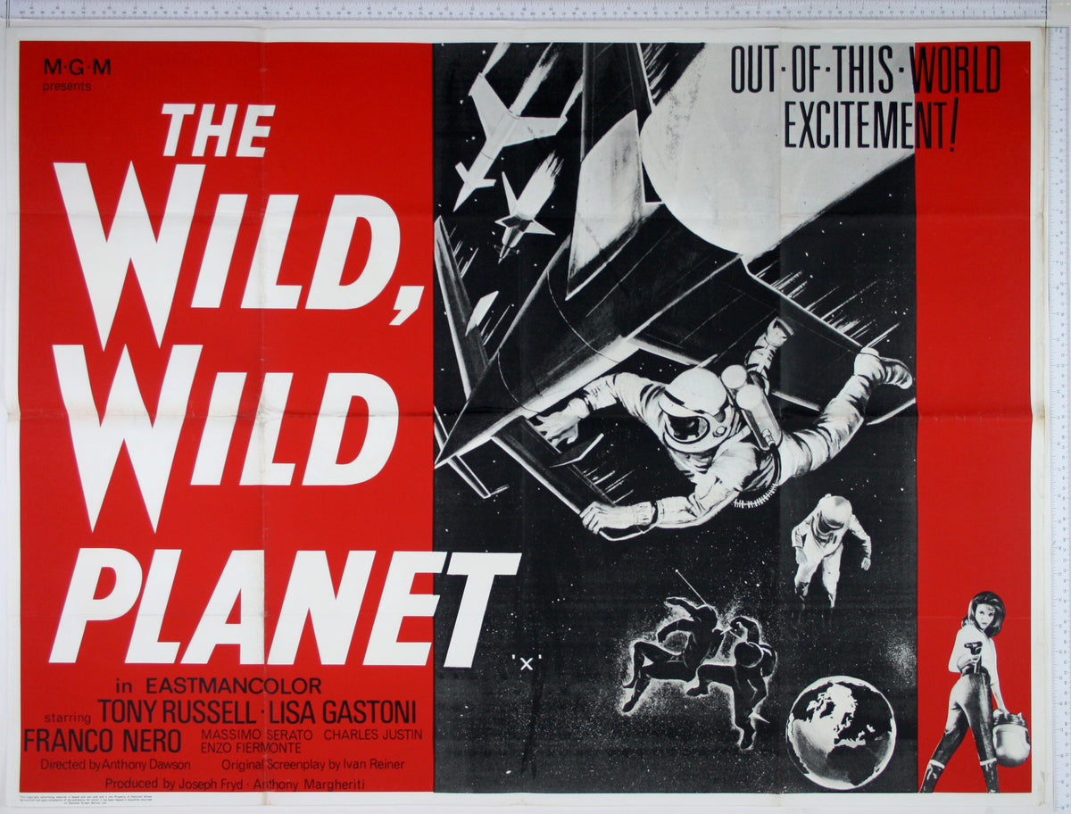 Wild, Wild Planet (1966) UK Quad Poster – Horror Poster Emporium
