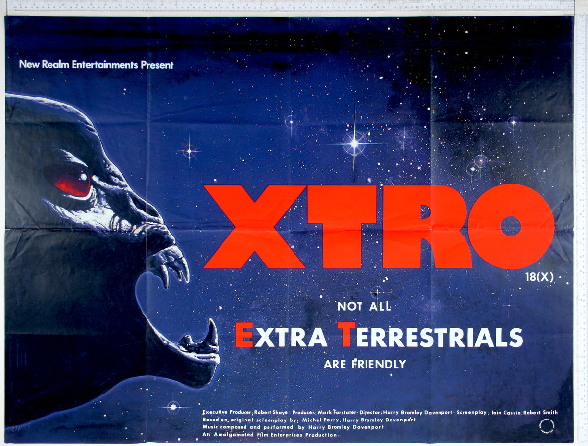 Xtro (1982) UK Quad Poster – Horror Poster Emporium